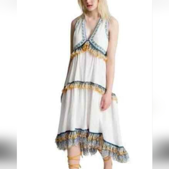 Leon max | Dresses | Leon Max Limited Edition Lace Embroidered ...